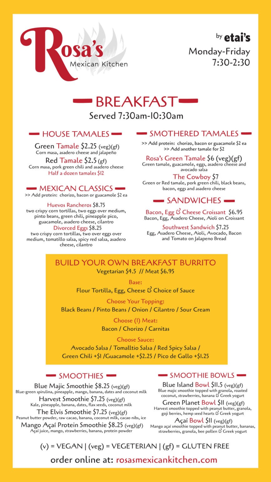 Rosa’s Mexican Kitchen