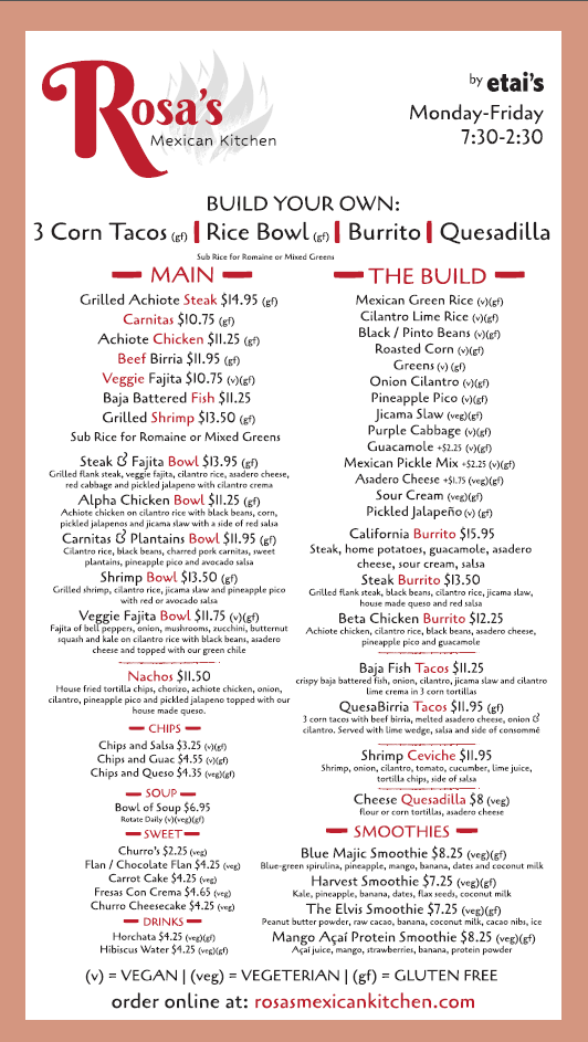 Mexican Restaurant | Aurora, CO | Rosa's Mexican Kitchen